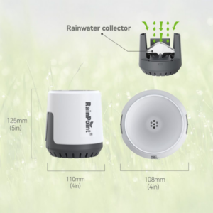 RainPoint Smart Wireless WiFi High Precision Rain Gauge + Hub - mUther